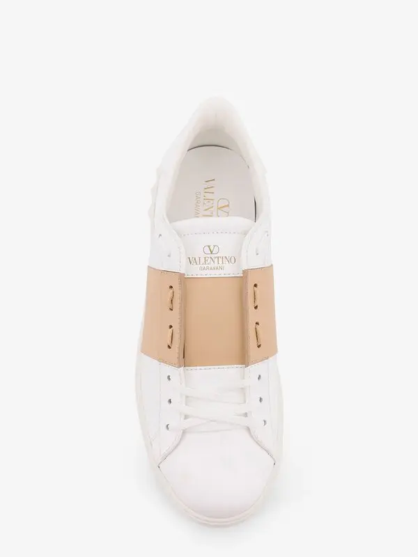 Valentino Garavani Open Leather Sneakers - Multicolor