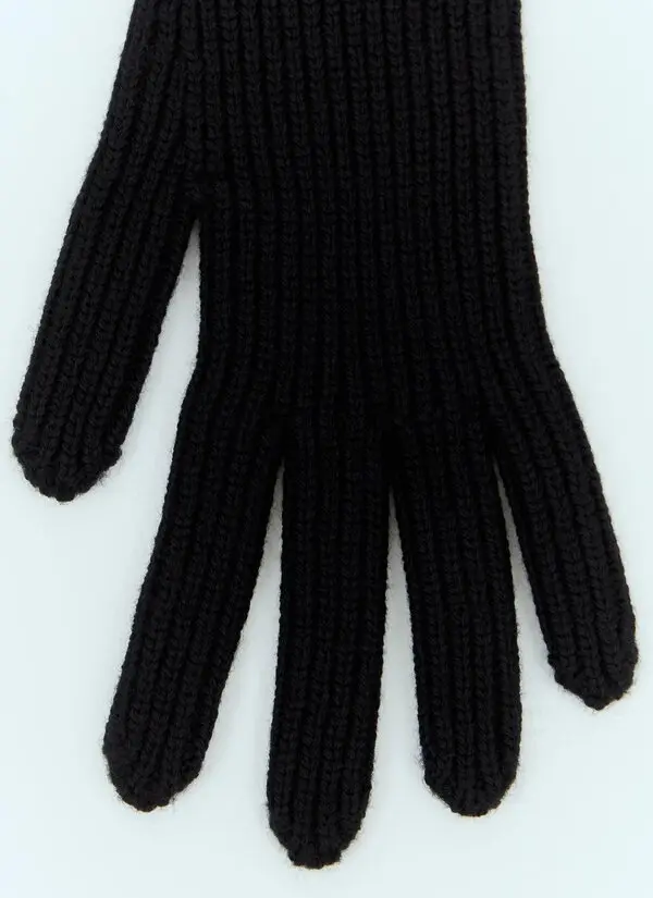 Moncler Wool Knit Gloves