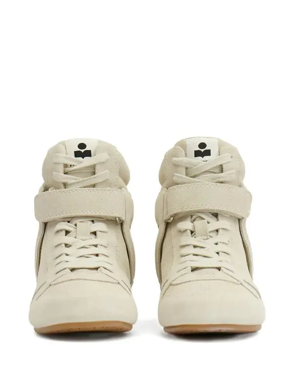 Isabel Marant Étoile High Top Suede Sneakers - Multicolor