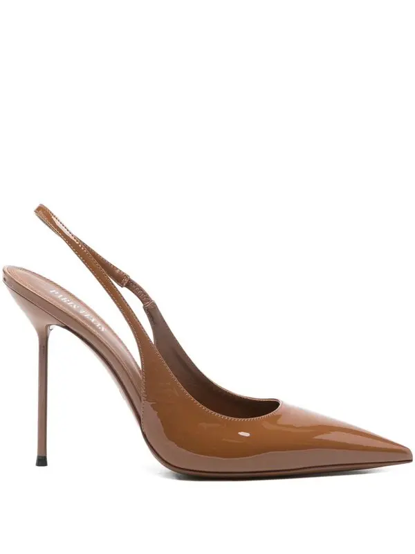 Paris Texas Pointed Toe Stiletto Slingback Pumps - Multicolor