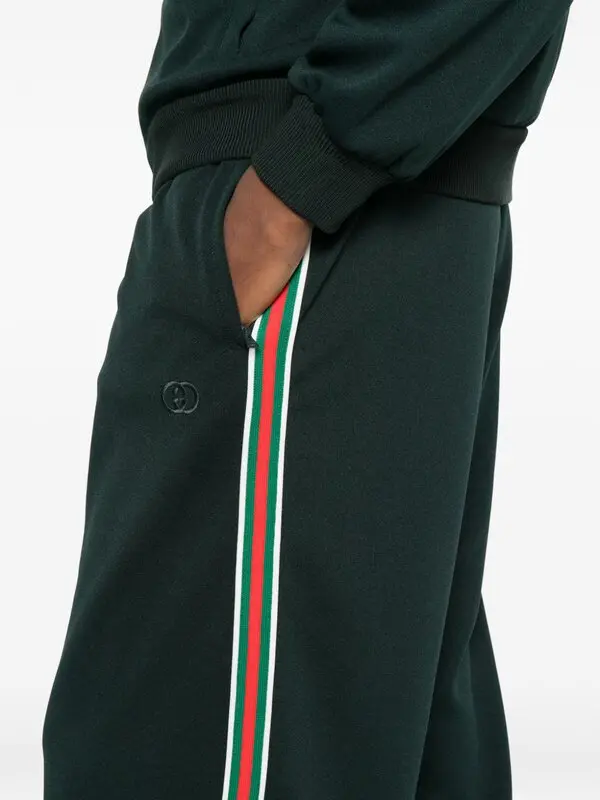 Gucci Web Detail Track Pants - Multicolor