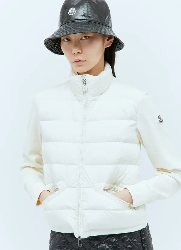 Moncler Logo Patch Quilted Bucket Hat