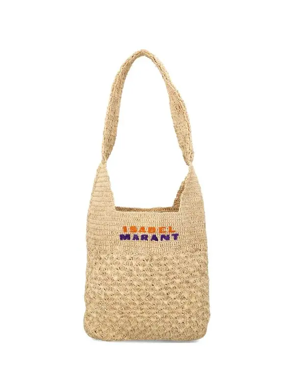 Isabel Marant Étoile Praia Small Raffia Shoulder Bag - Multicolor