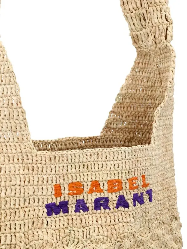 Isabel Marant Étoile Praia Small Raffia Shoulder Bag - Multicolor