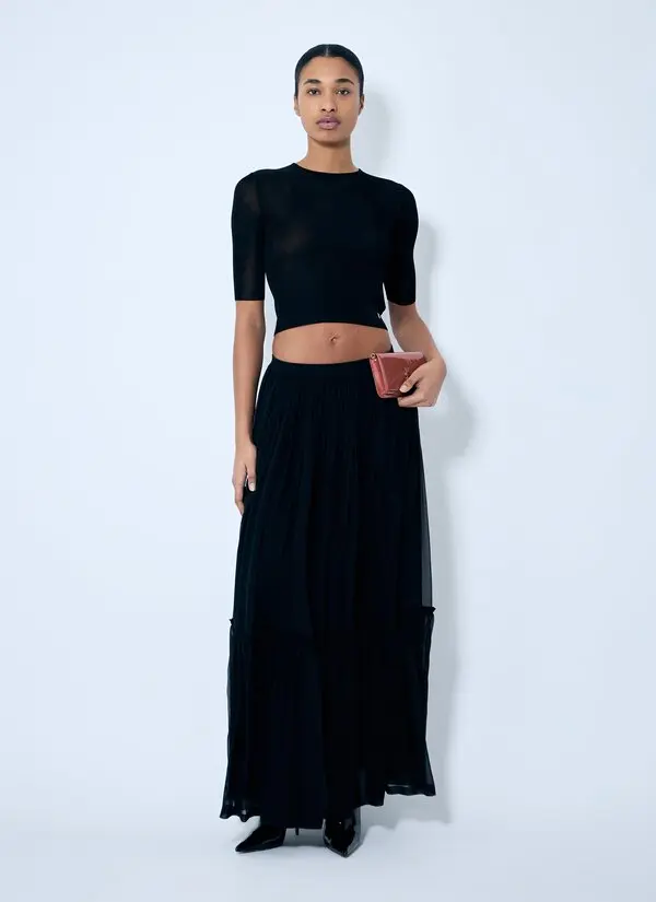 Saint Laurent Cassandre Knit Top