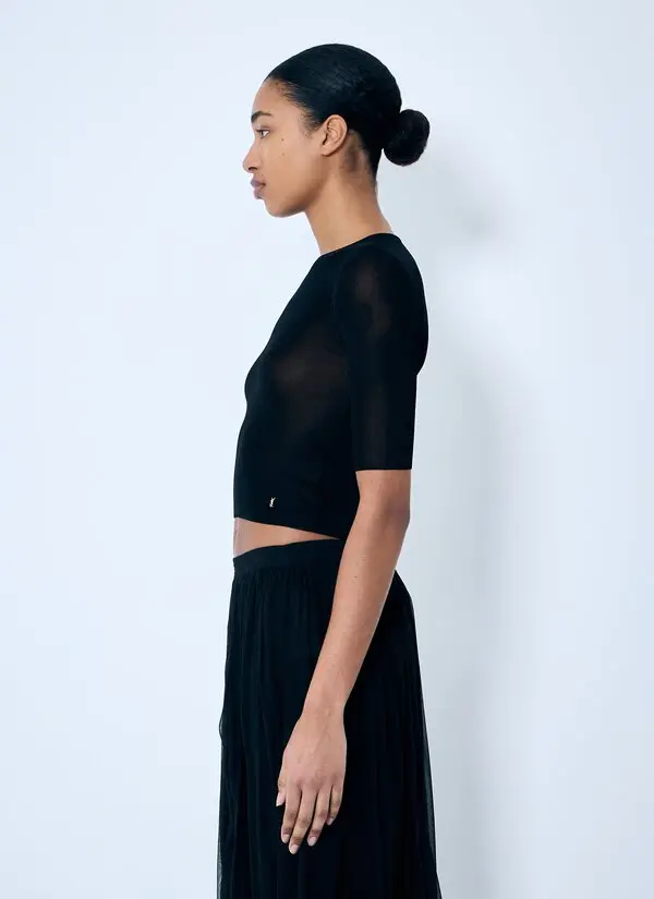 Saint Laurent Cassandre Knit Top