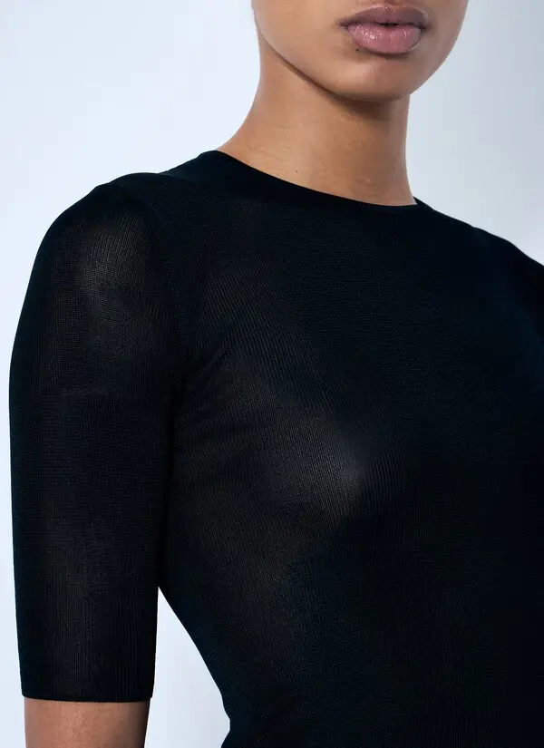 Saint Laurent Cassandre Knit Top
