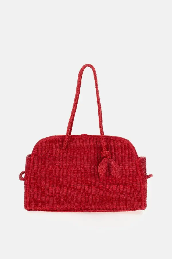 Jacquemus Le Turismo Raffia Bowling Bag - Multicolor