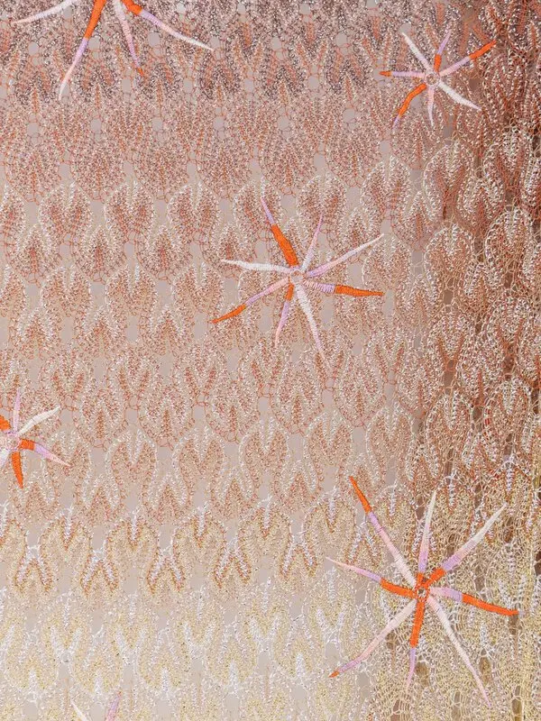 Missoni Long Sleeve Embroidered Cover-up Dress