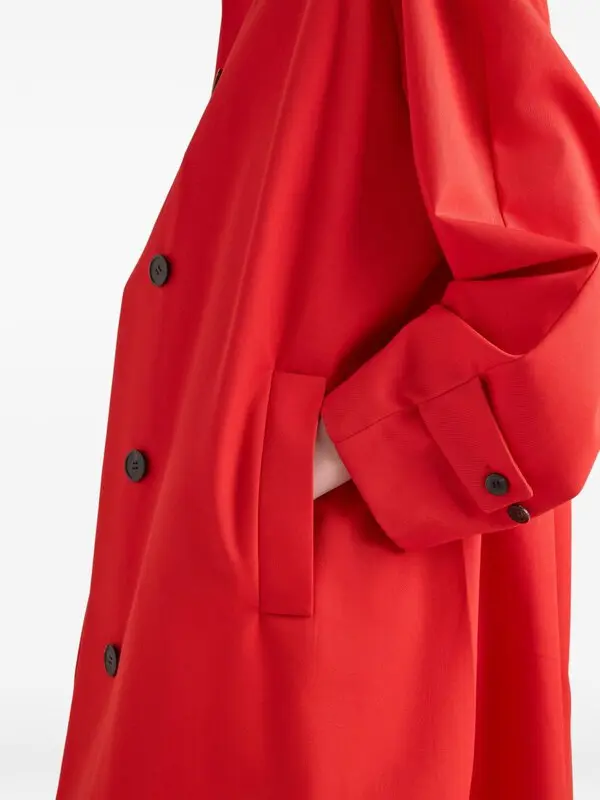 Prada Gabardine Midi Coat