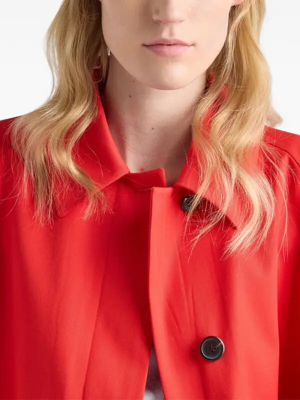 Prada Gabardine Midi Coat