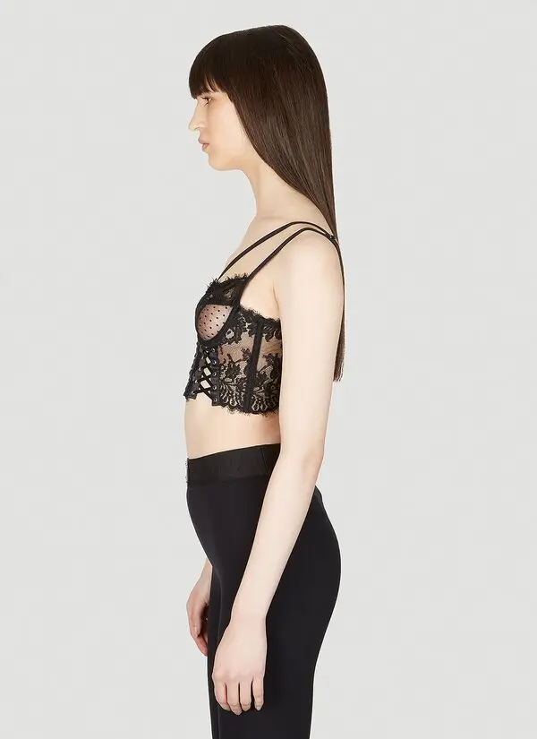 Dolce & Gabbana Floral Lace Bralette Top