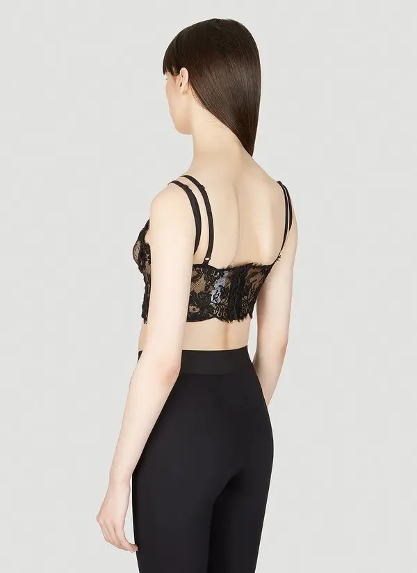 Dolce & Gabbana Floral Lace Bralette Top