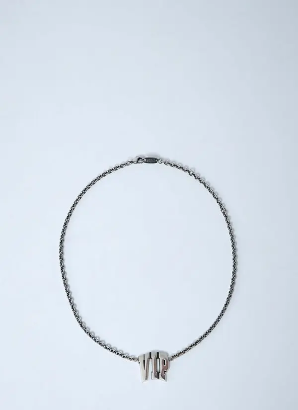 Balenciaga Vip Necklace -tone Hardware - Silver