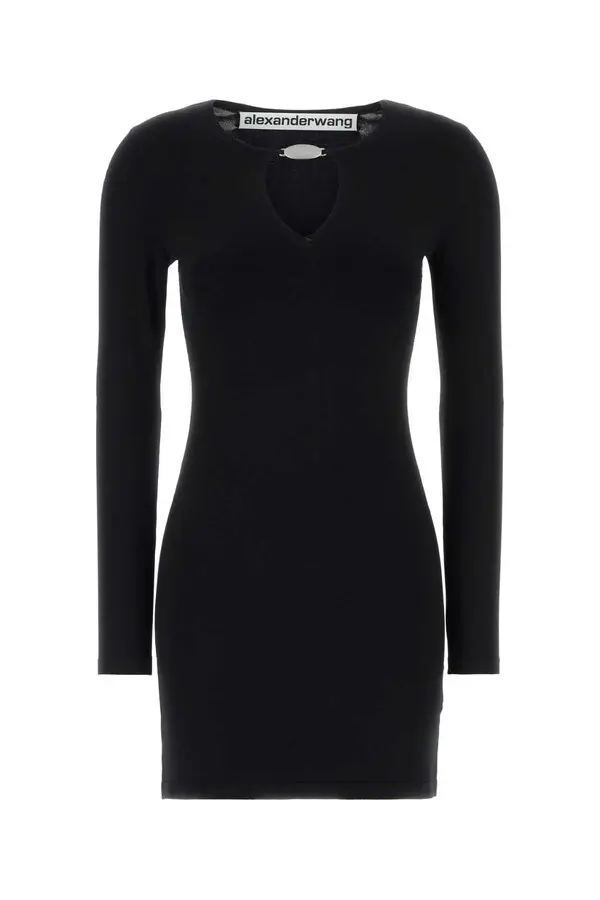 Alexander Wang Stretch Viscose Blend Mini Dress - Black