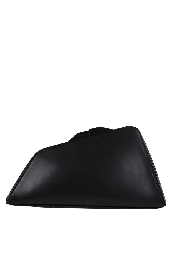 Attico 8.30 Pm Leather Clutch - Black