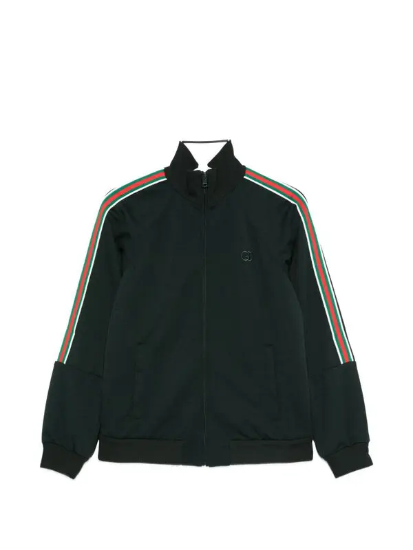 Gucci Web Detail Track Jacket - Multicolor