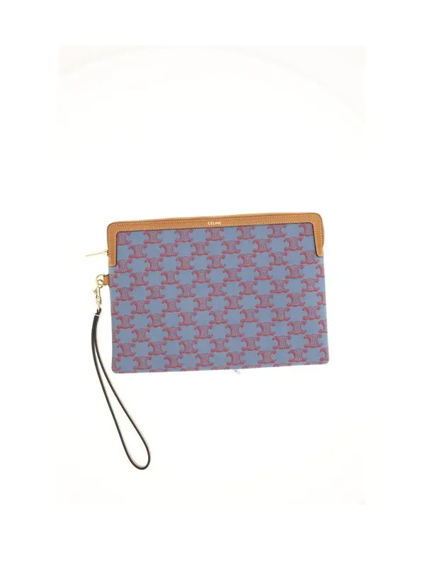 Celine Small Pouch With Strap - Multicolor