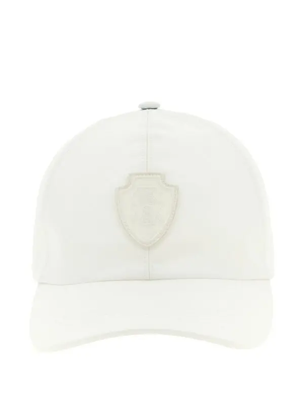 Brunello Cucinelli Baseball Cap With Logo Patch - Multicolor