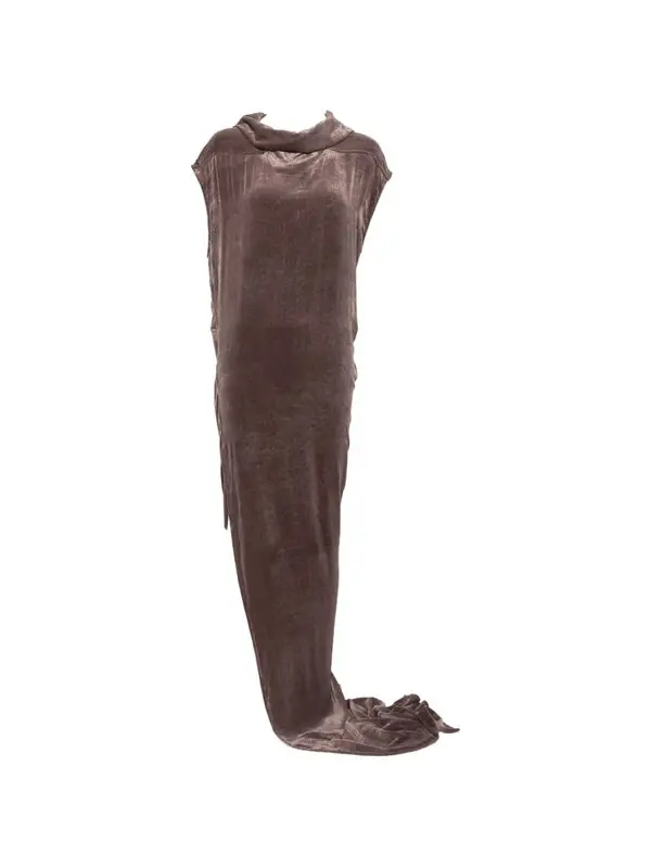 Rick Owens Ribbed Midi Dress - Multicolor