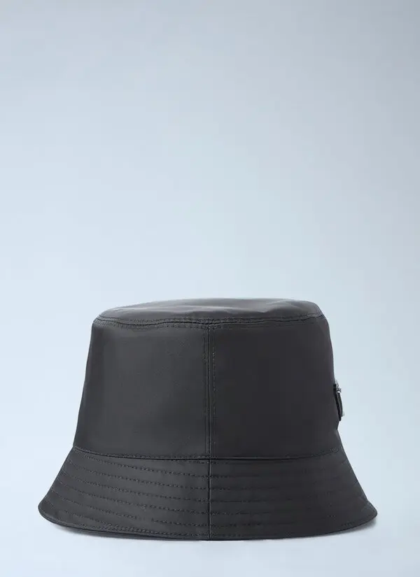 Prada Logo Bucket Hat - Black