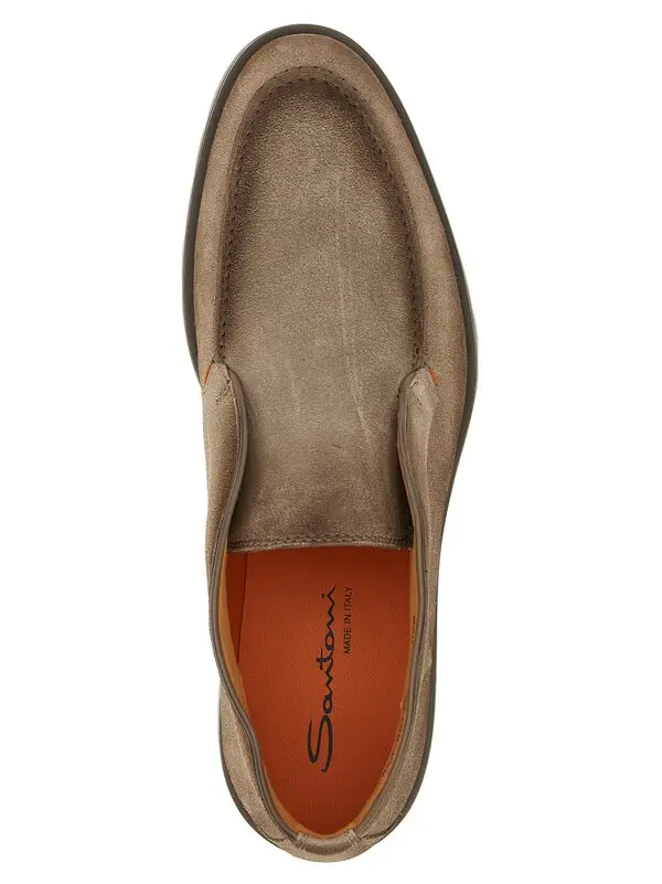 Santoni Rock Suede Ankle Boots - Brown