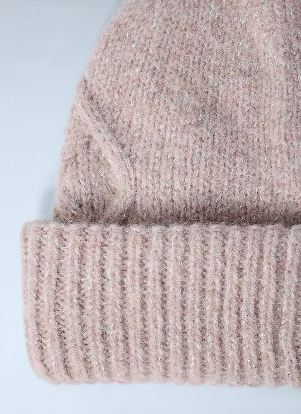 Moncler Wool-blend Logo Motif Beanie