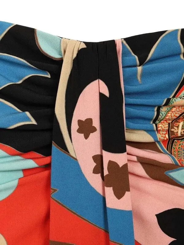 Etro Printed Midi Skirt With All-over Print