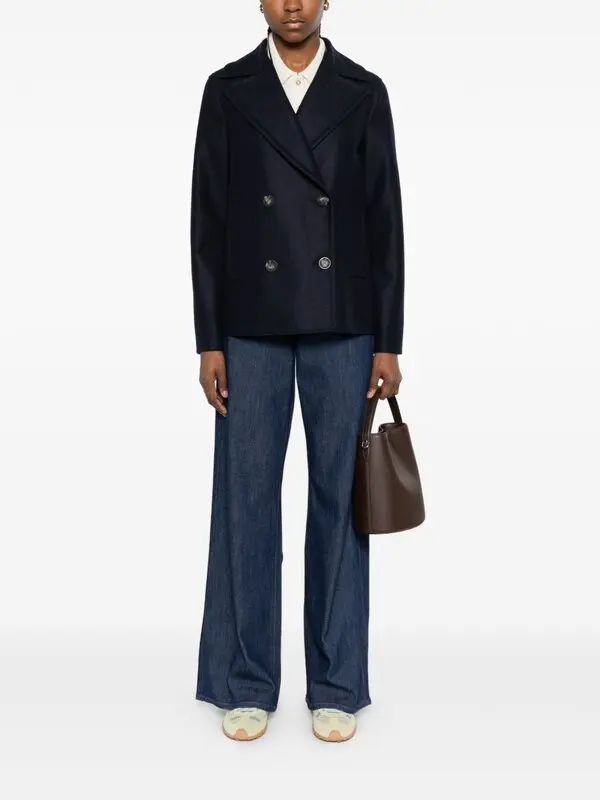 Harris Wharf London Double-breasted Wool Coat