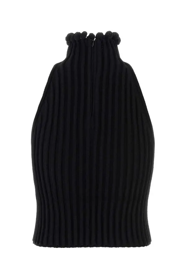 Alaïa Viscose Blend Ribbed Top