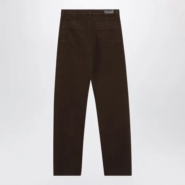 LEMAIRE Twill Trousers - Brown