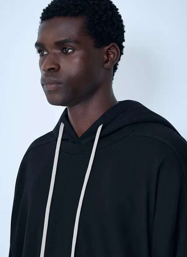 Rick Owens Tommy Hustler Hooded T-shirt - Black