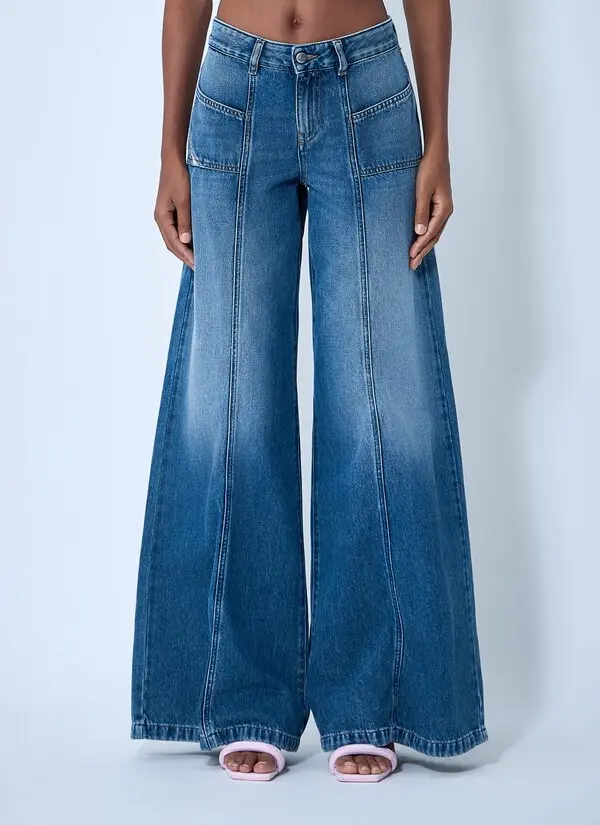 DIESEL® D-akii Wide-leg Jeans