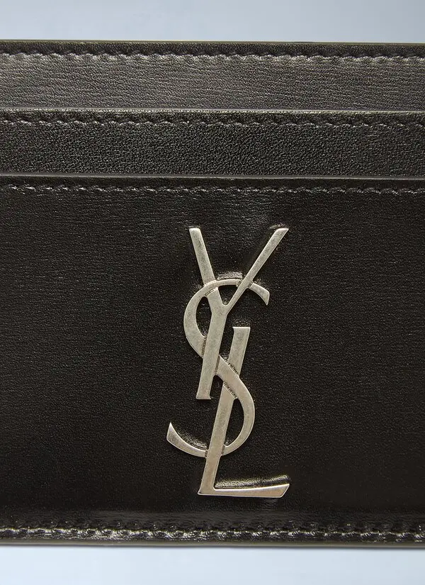 Saint Laurent Cassandre Cardholder - Black