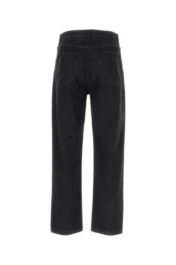 Fendi Straight Leg Jeans - Black