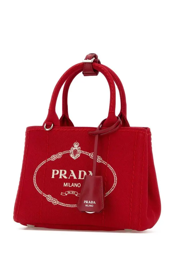 Prada Mini Jardinière Handbag - Red