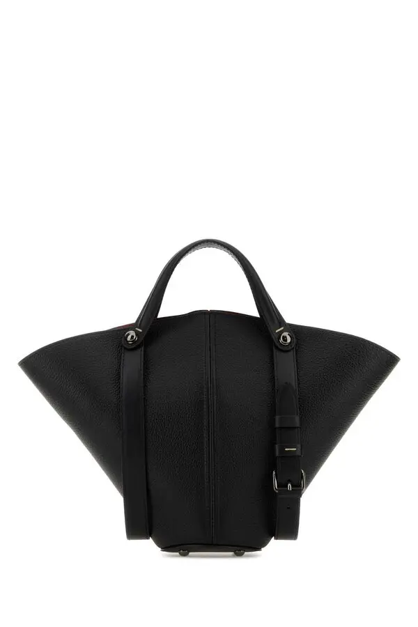 MAISON MARGIELA Leather Bucket Bag - Black