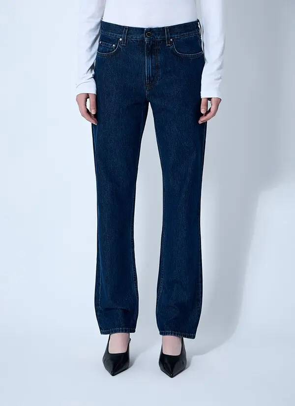 TOTEME Tapered Low-rise Jeans - Blue