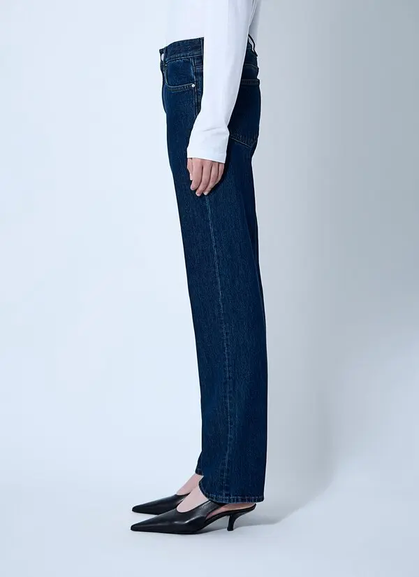 TOTEME Tapered Low-rise Jeans - Blue