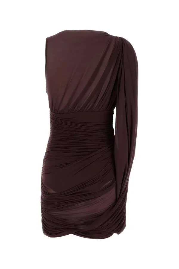 Magda Butrym Grape Stretch Tulle Dress