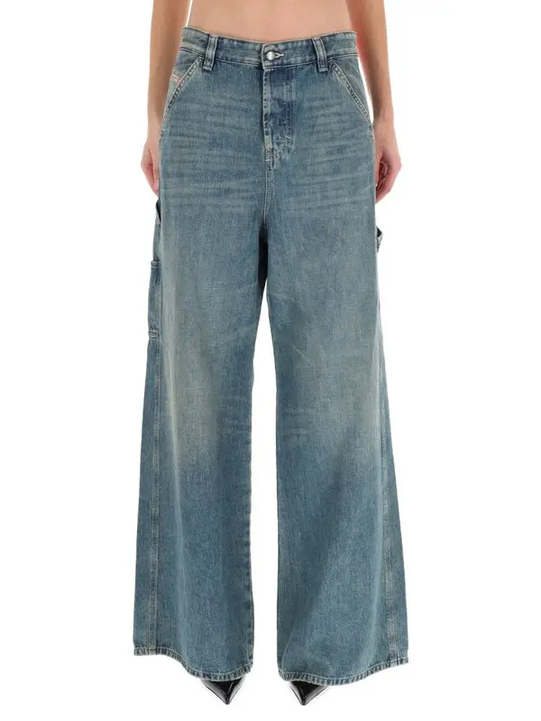 DIESEL® 1996 D-sire Wide-leg Jeans - Blue