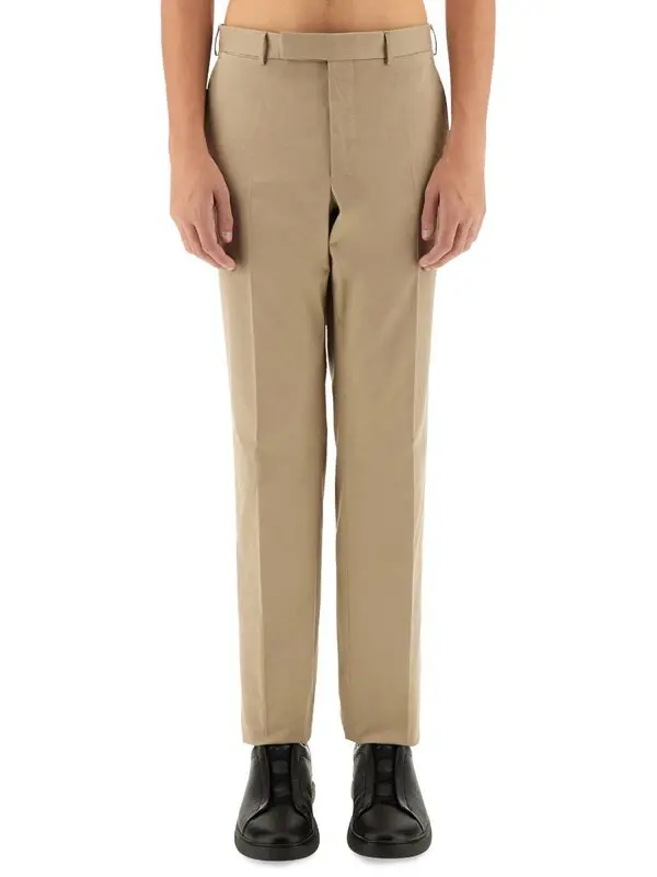 Zegna Straight Leg Cotton Lycra Pants