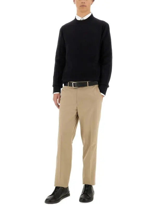 Zegna Straight Leg Cotton Lycra Pants