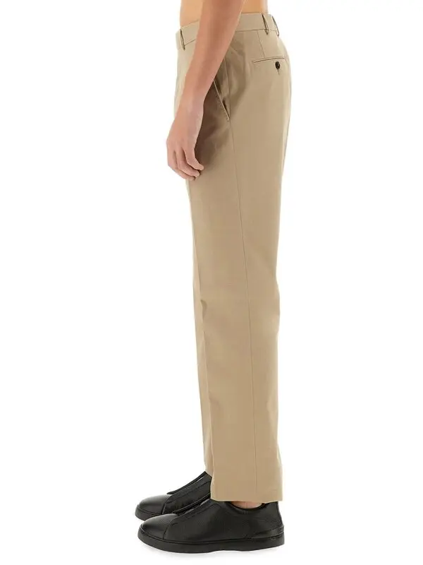 Zegna Straight Leg Cotton Lycra Pants