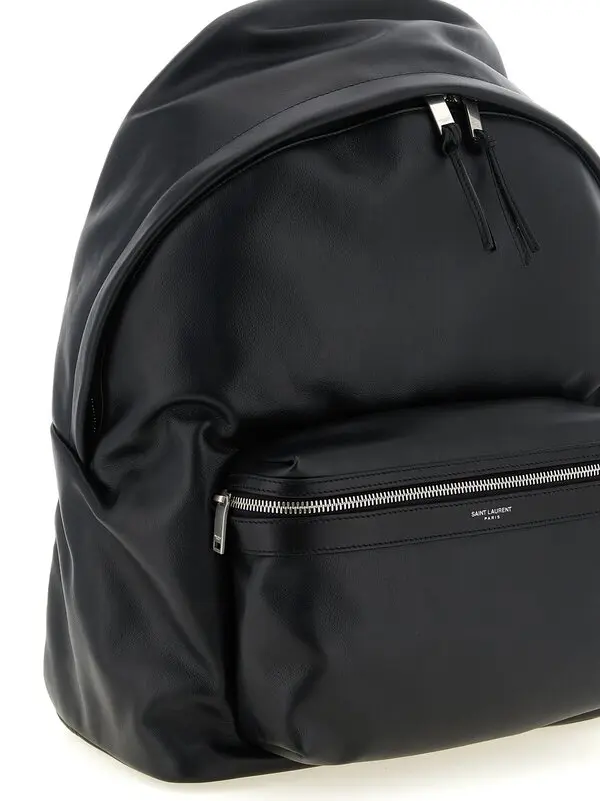 Saint Laurent City Backpack - Black