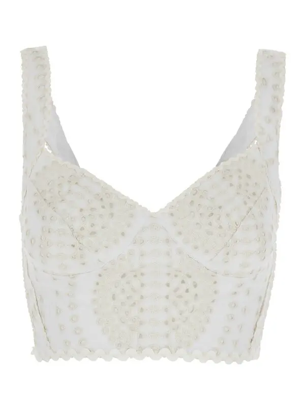 Charo Ruiz Ibiza Goldie V-neck Sleeveless Top - Multicolor