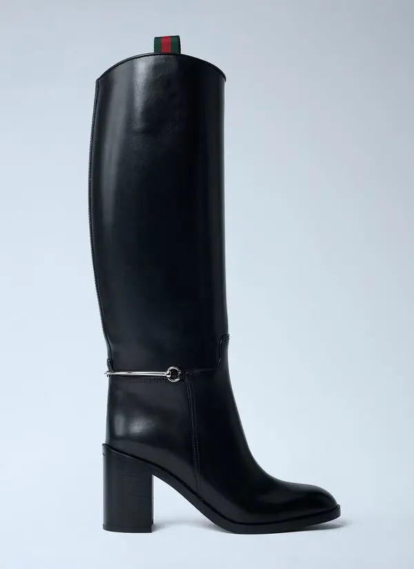 Gucci Slim Clamp Boots - Black