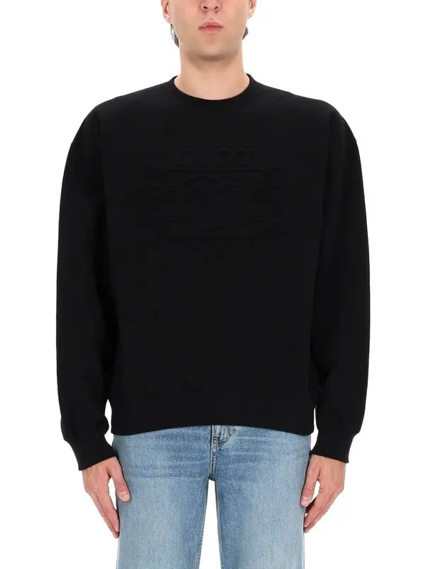 Gucci Sweatshirt With Embossed Logo