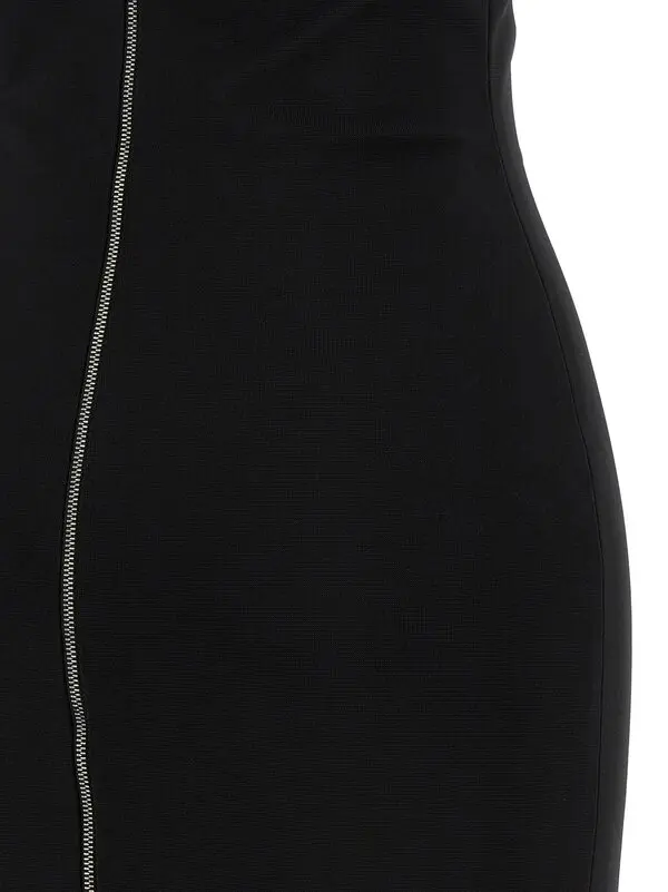 Balmain Maxi Belted Dress With Gold Buckle Detail