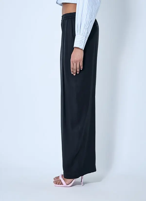Alexander Wang Pleated Soft-touch Pants
